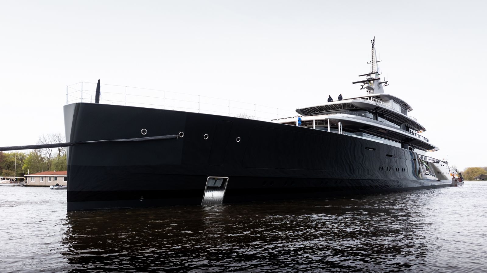 80m Feadship superyacht Project 826 launched in the Netherlands